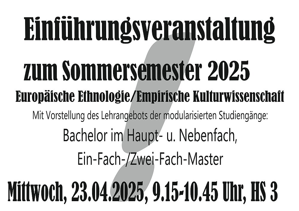Lehrstuhl für Europäische Ethnologie / Empirische Kulturwissenschaft ...